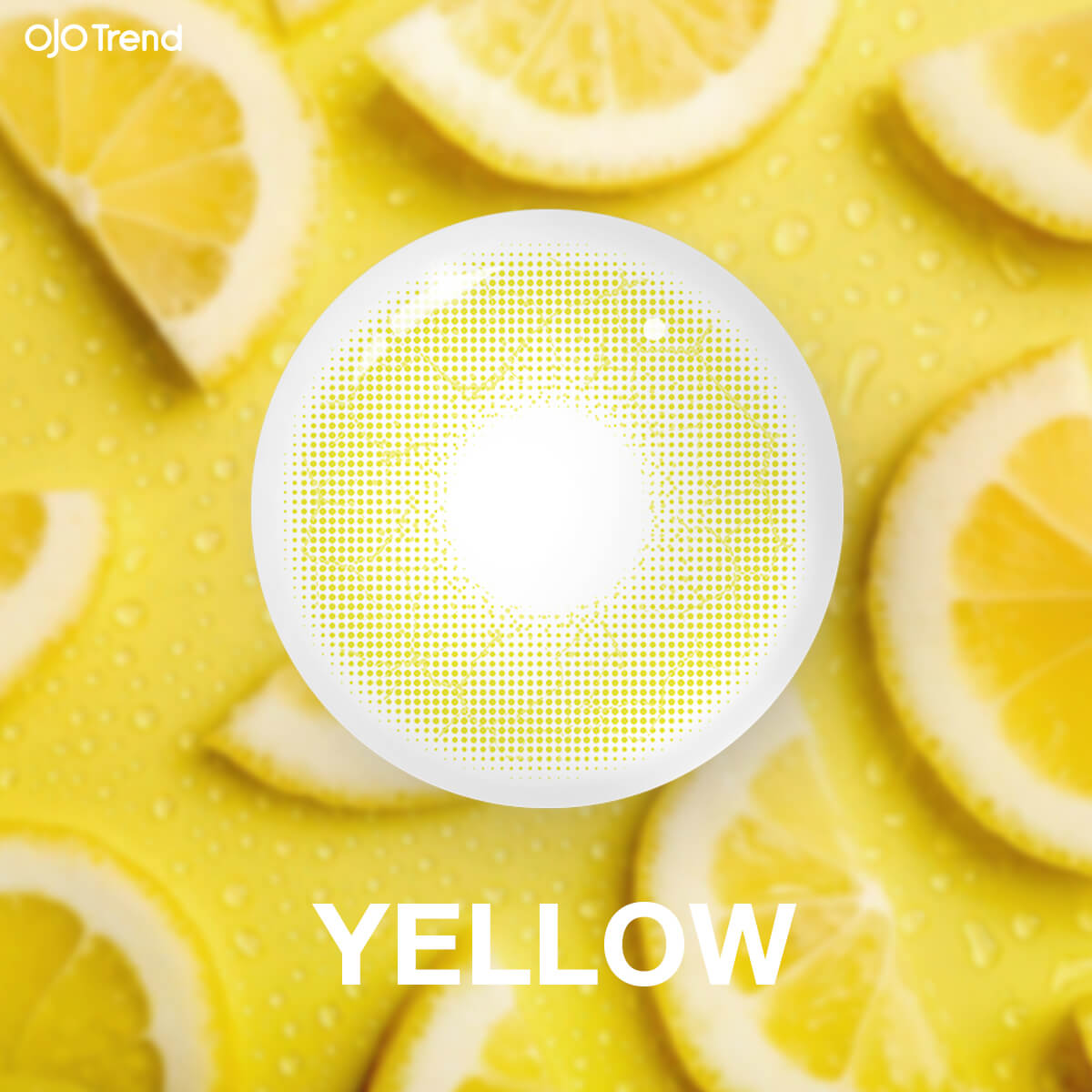 OJOTREND Yellow Contact Lenses | Bold & Fantasy Eye Colors – OJOTrend